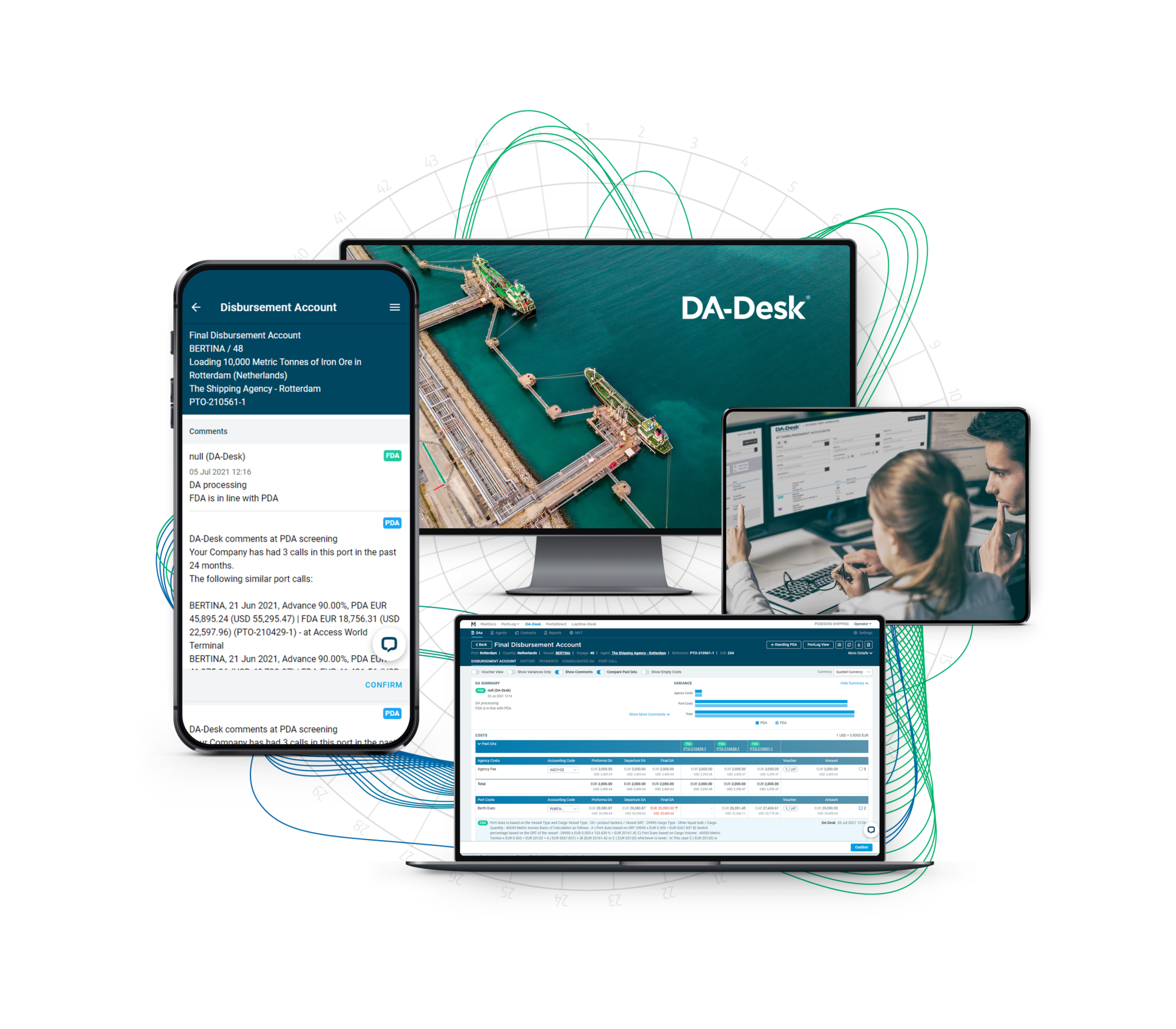 Disbursement account shipping | DA-Desk